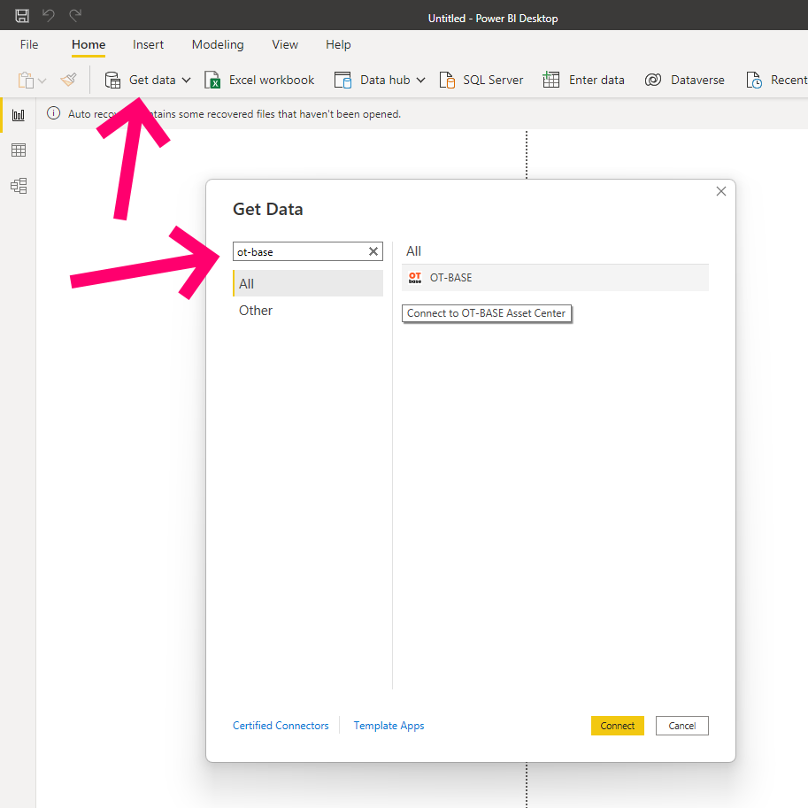 Using the connector – OTbase Help Center | Langner, Inc.