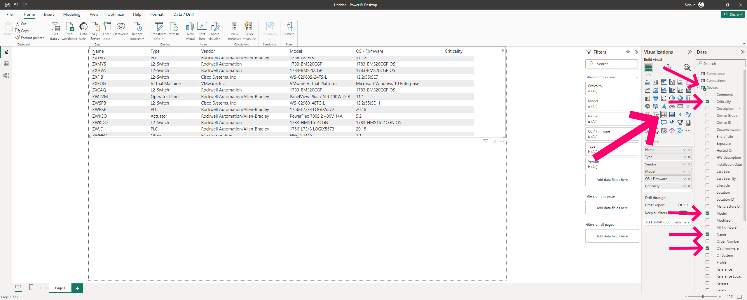 Building a Basic OT Device Report – OTbase Help Center | Langner, Inc.