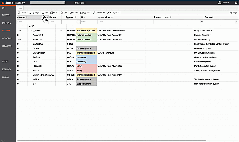 Adding a new system – OTbase Help Center | Langner, Inc.