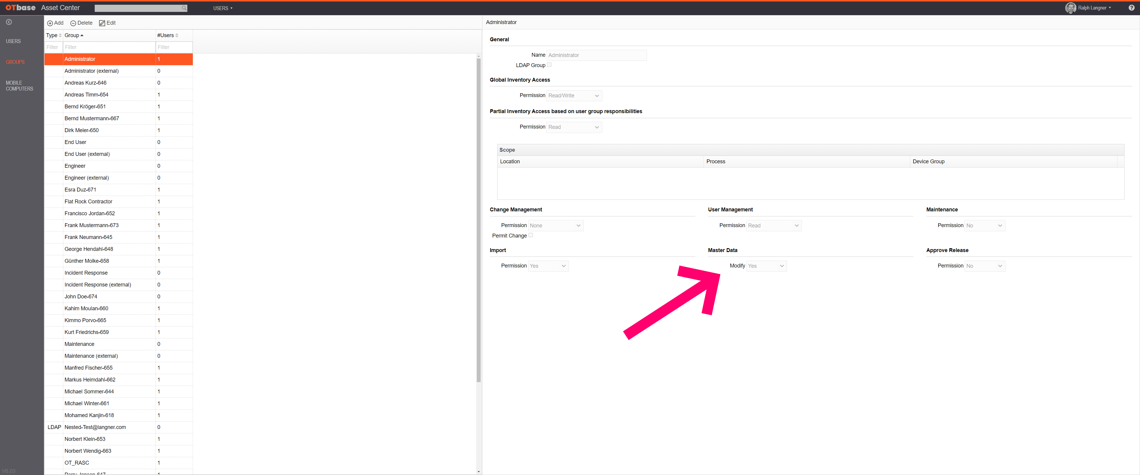 Device groups – OTbase Help Center | Langner, Inc.